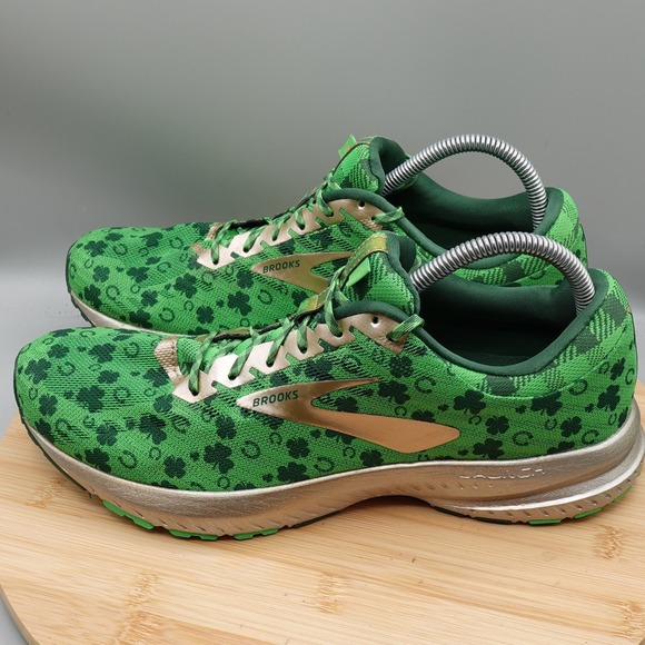 Brooks | Shoes | Brooks Shoes Mens Size Green Launch 6 Shamrock St ...